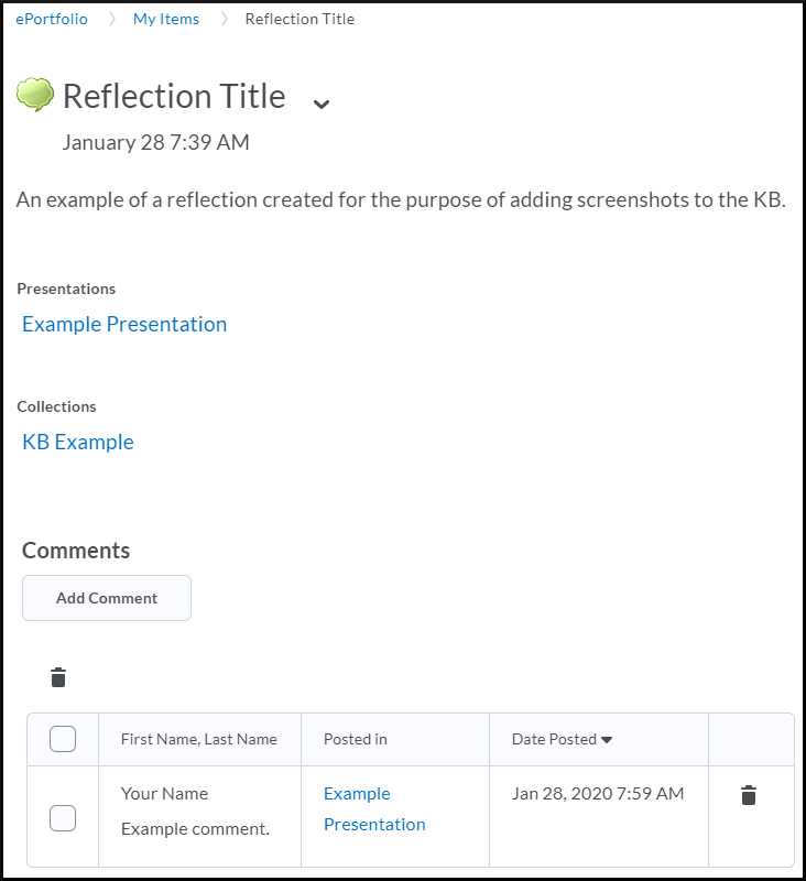 ePortfolio: Overview - Indiana Wesleyan University Support Knowledge Base